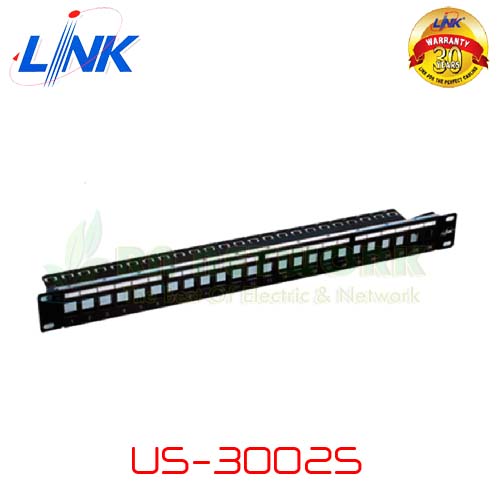 US-3002S Shield Unload PATCH PANEL 24 Port