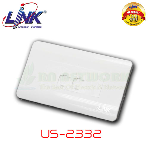 US-2332 SHINY EXCLUSIVE หน้ากากขาวเงางาม 2 ช่อง